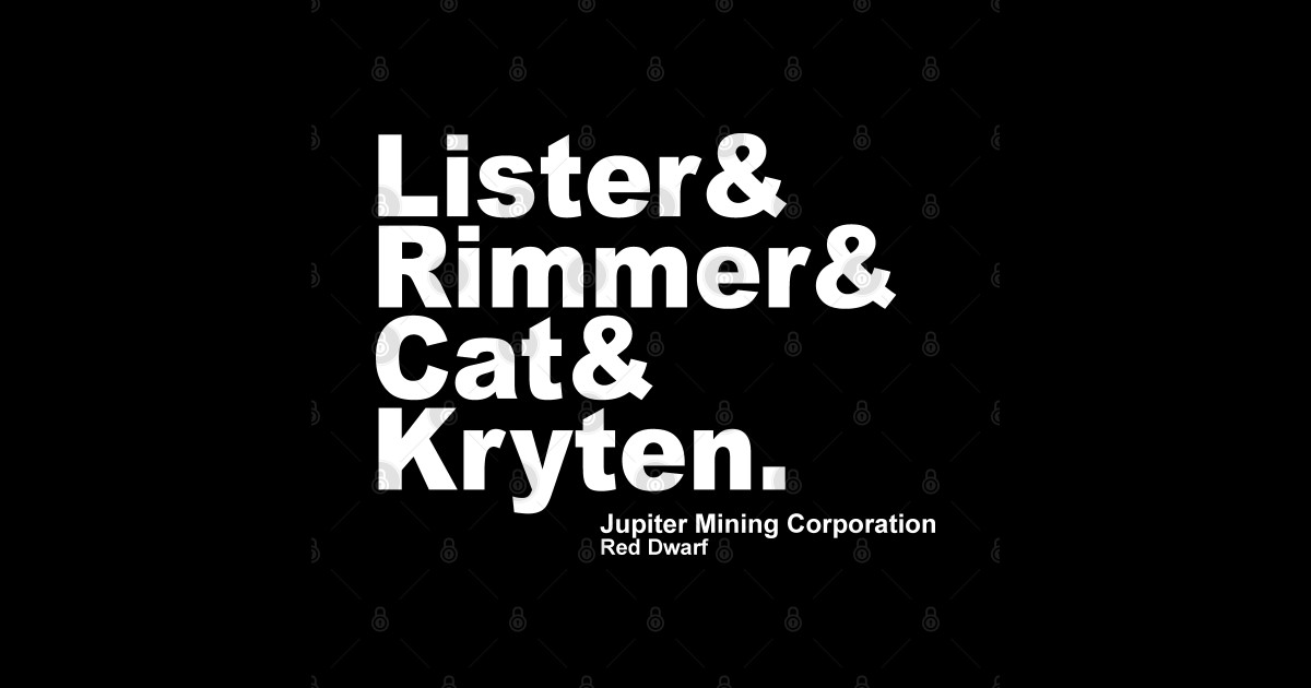 Red Dwarf Character Design - Red Dwarf - Sticker | TeePublic