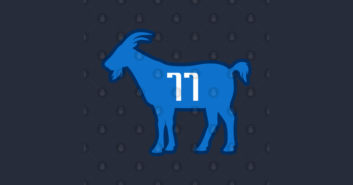 DAL GOAT - 77 - Navy - Dallas Mavericks - Hoodie | TeePublic