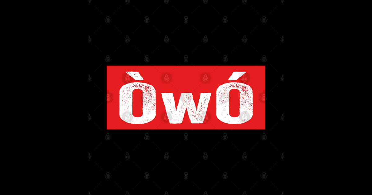 ÒwÓ OwO Emoticon Emoji Funny Original - Owo - Posters and Art Prints | TeePublic