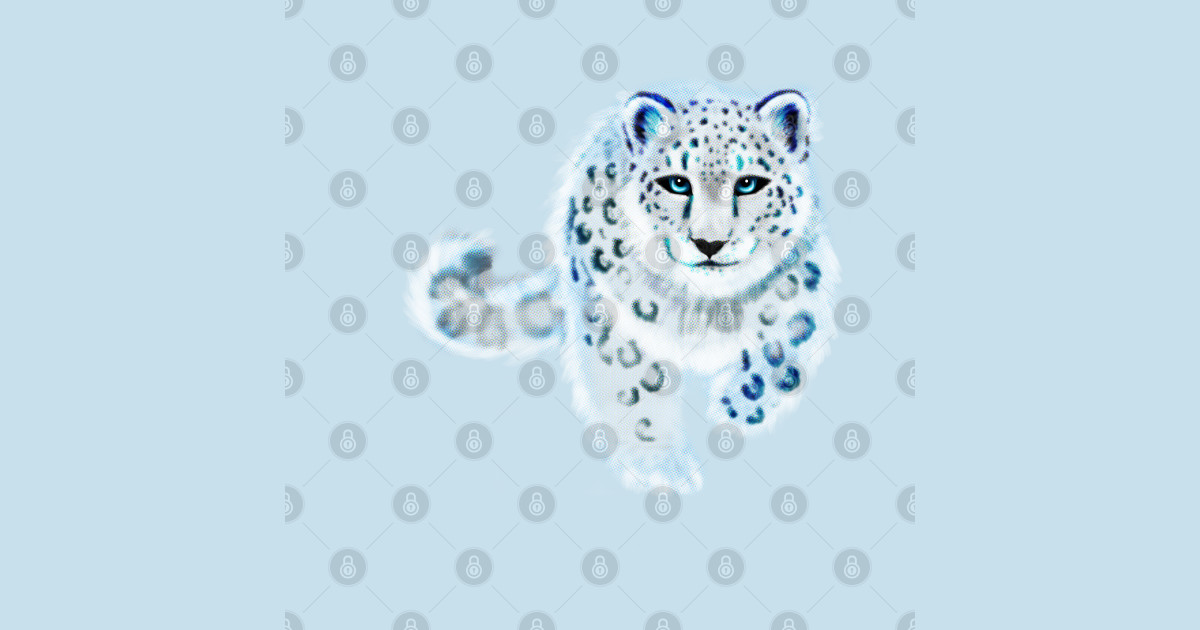 Spirit Snow Leopard in Mystical Twilight Sky - Snow Leopard - Posters ...