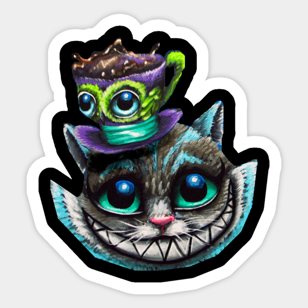 smiling cat - Cat Lover Gifts - Sticker | TeePublic