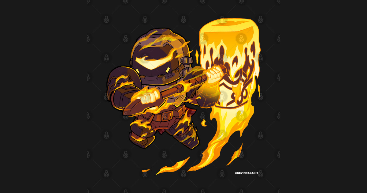 D2 BURNING MAUL - Destiny2forsaken - T-Shirt | TeePublic