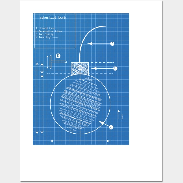 bomb blueprint - Bomb Blueprint - Posters and Art Prints | TeePublic