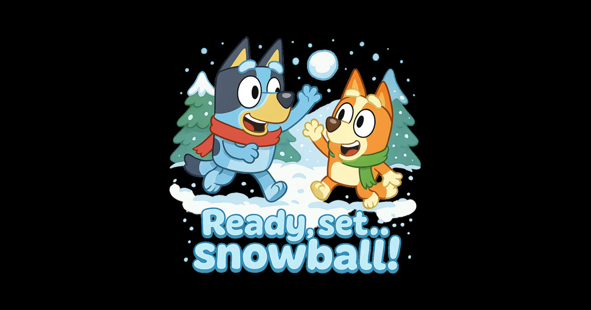 Bluey Snowball Fight – Ready, Set, Fun! ️☃️ - Bluey Snowball Fight ...