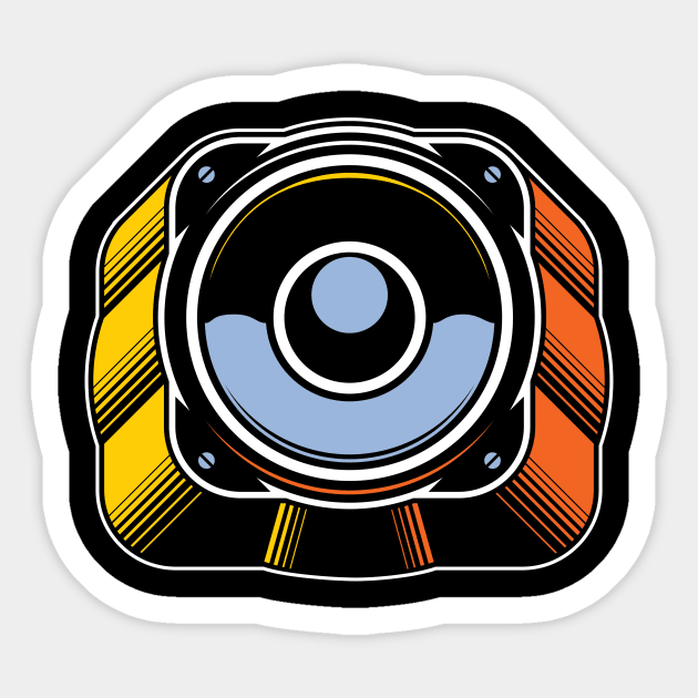 Speaker Icon - Speaker - Sticker | TeePublic