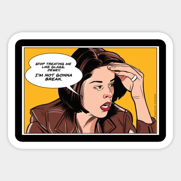 Sid Scream 2 Movie Comic Adaption Panel Art - Sidney Prescott - Sticker ...