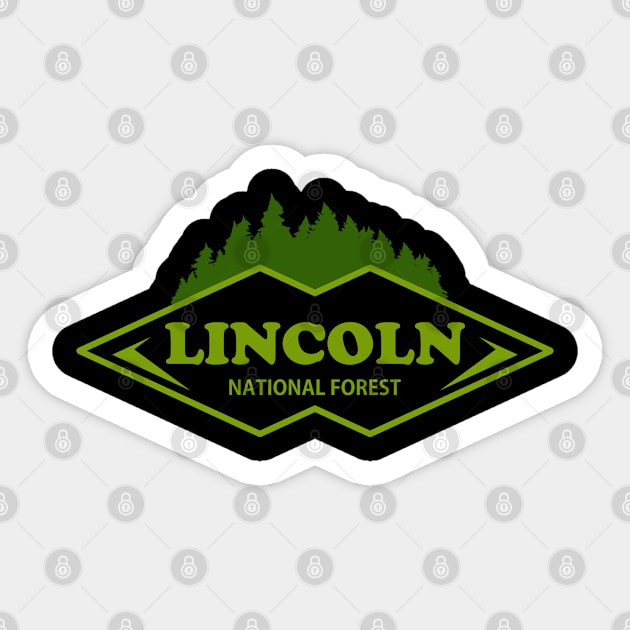 Lincoln National Forest - Lincoln - Sticker | TeePublic