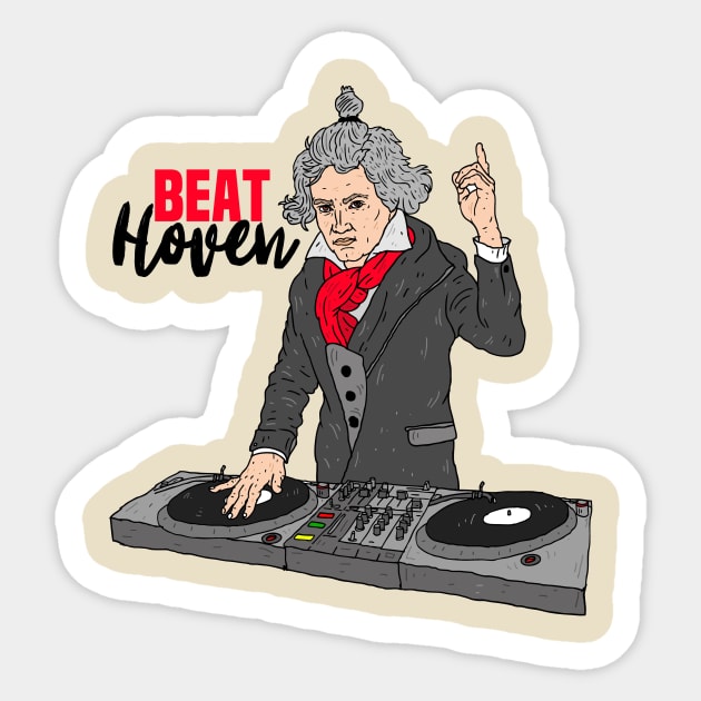 Beathoven - Ludwig Van Beethoven - Sticker | TeePublic