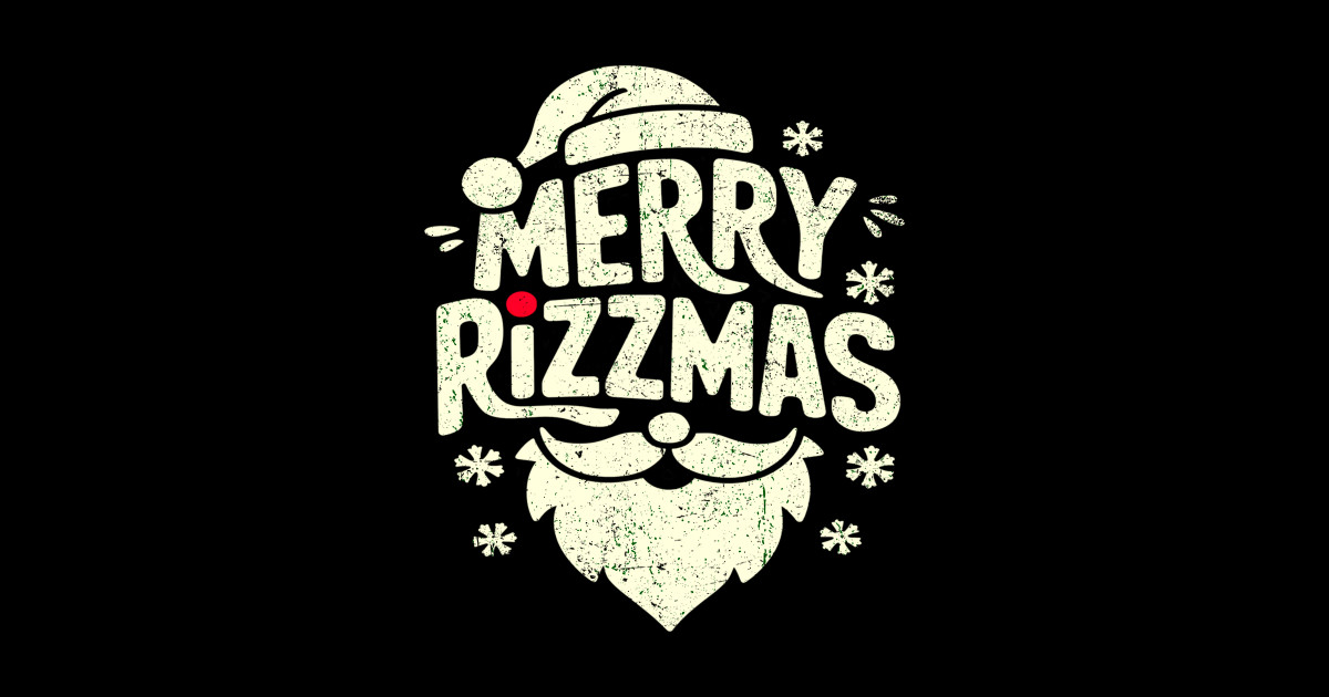 Merry Rizzmas Vintage Santa Claus - Merry Rizzmas - Posters and Art ...