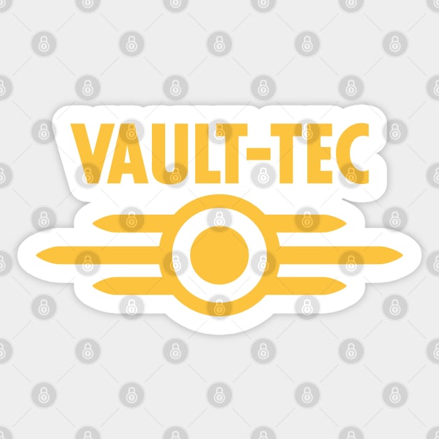 Vault-Tec logo - Fallout - Sticker | TeePublic