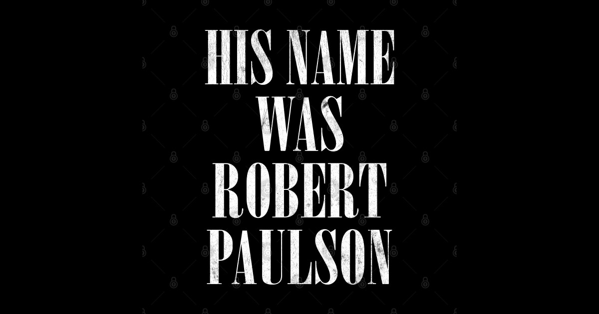 His Name Was Robert Paulson - Meat Loaf - Sticker | TeePublic