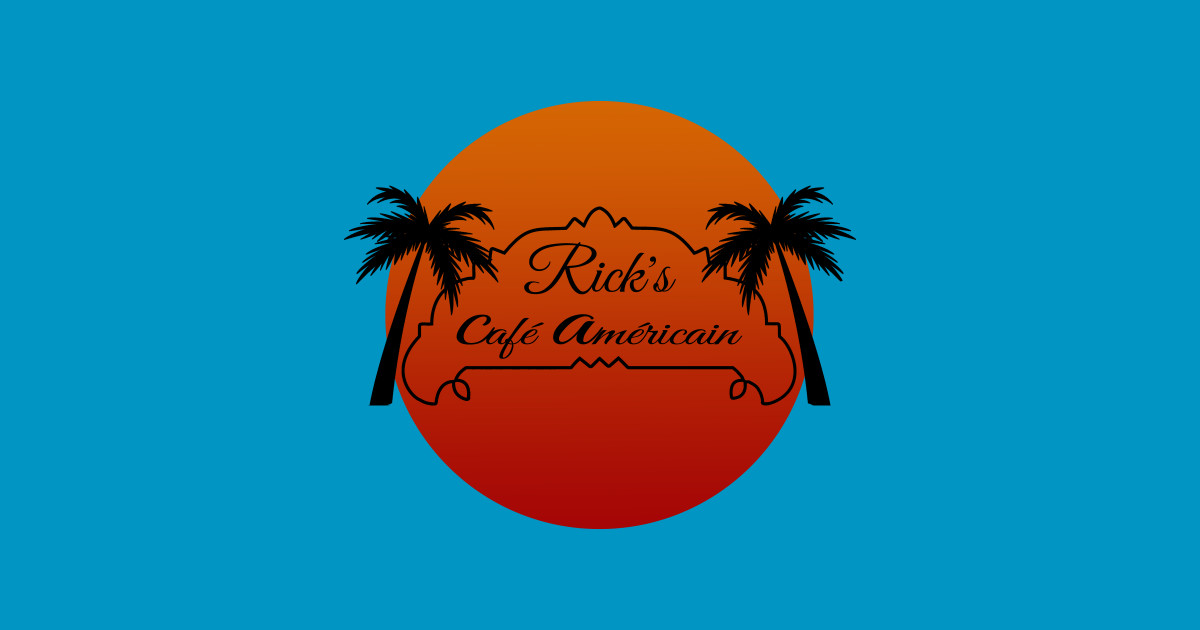 Rick's Cafe Americain sunset - Casablanca - T-Shirt | TeePublic