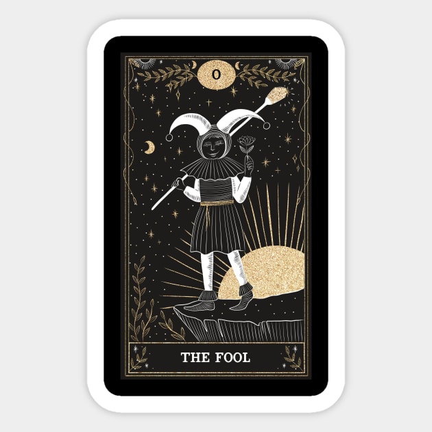 The Fool Tarot Card - Fool Tarot Card - Sticker | TeePublic