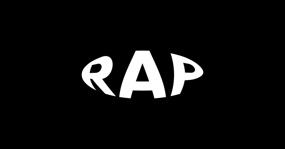Rap logo design - Rap - Sticker | TeePublic