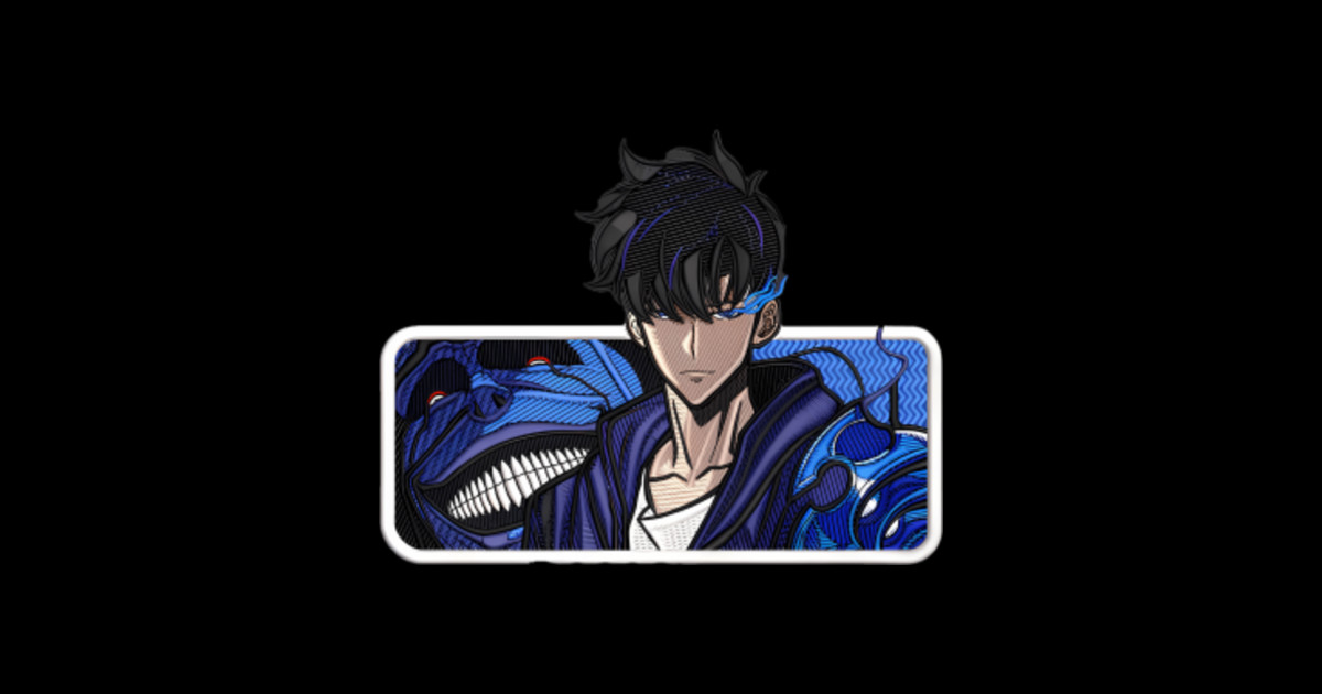 Sung Jin-Woo Embroidered Look Shadow Monarch Anime Art - Anime Fan ...