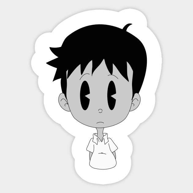 Evangelion 1930 - Shinji - Evangelion - Sticker | TeePublic