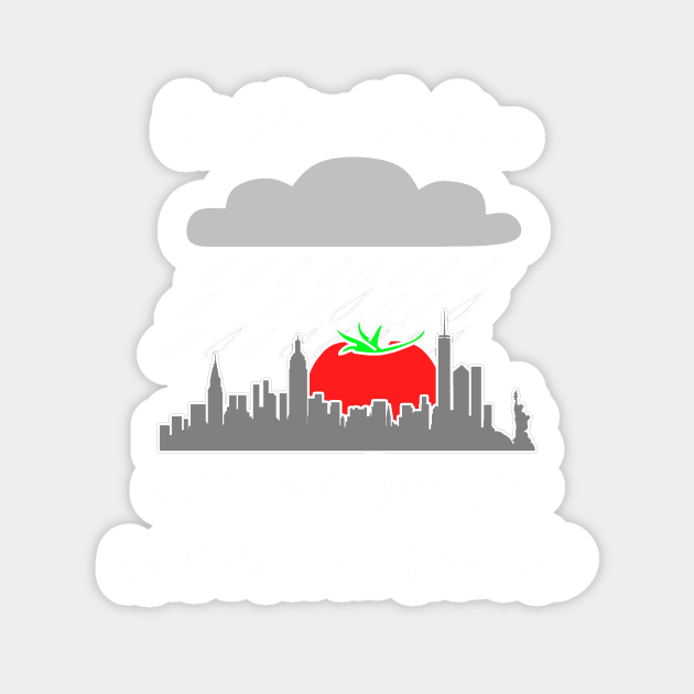concrete jungle wet dream tomato, dark - Jay Z - Sticker | TeePublic