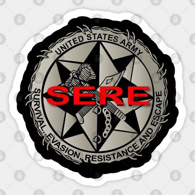 US Army - SERE w Color 2 - Us Army Sere - Sticker | TeePublic