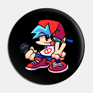Friday Night Funkin Boyfriend Fnf Pins and Buttons for Sale | TeePublic