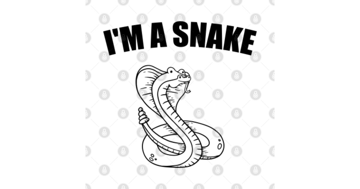 I'm a snake funny snake meme - Snake Meme - T-Shirt | TeePublic