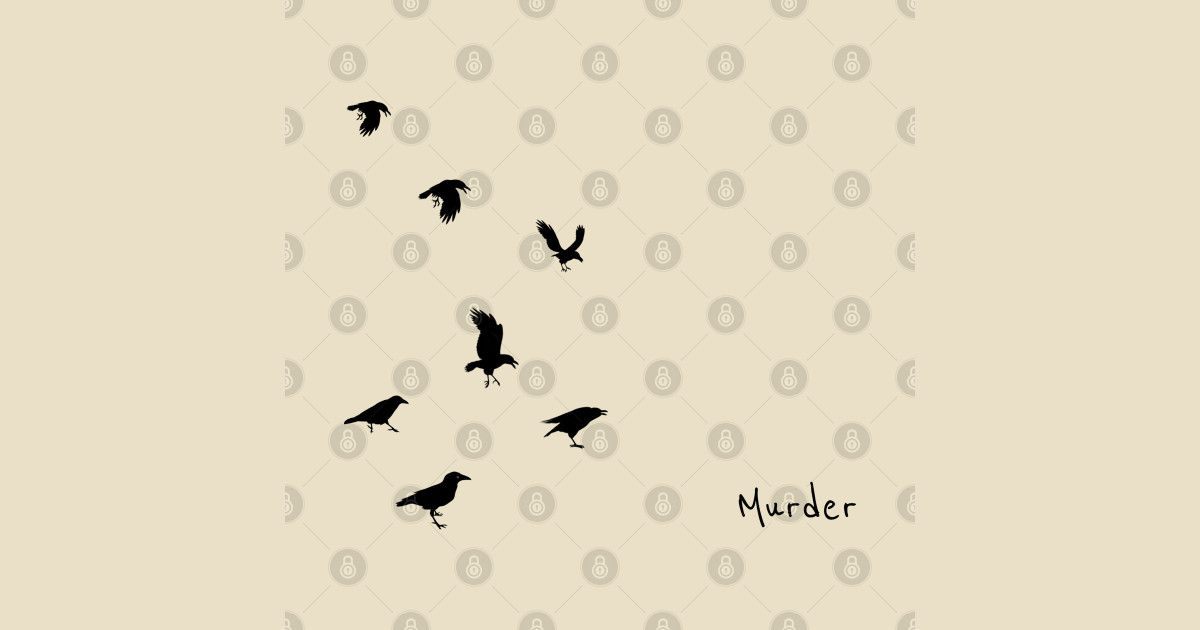 Murder of Crows - Crow - T-Shirt | TeePublic