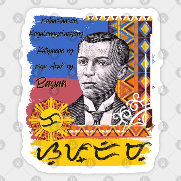 Andres Bonifacio / Baybayin word 'Supremo' (Supreme President ...