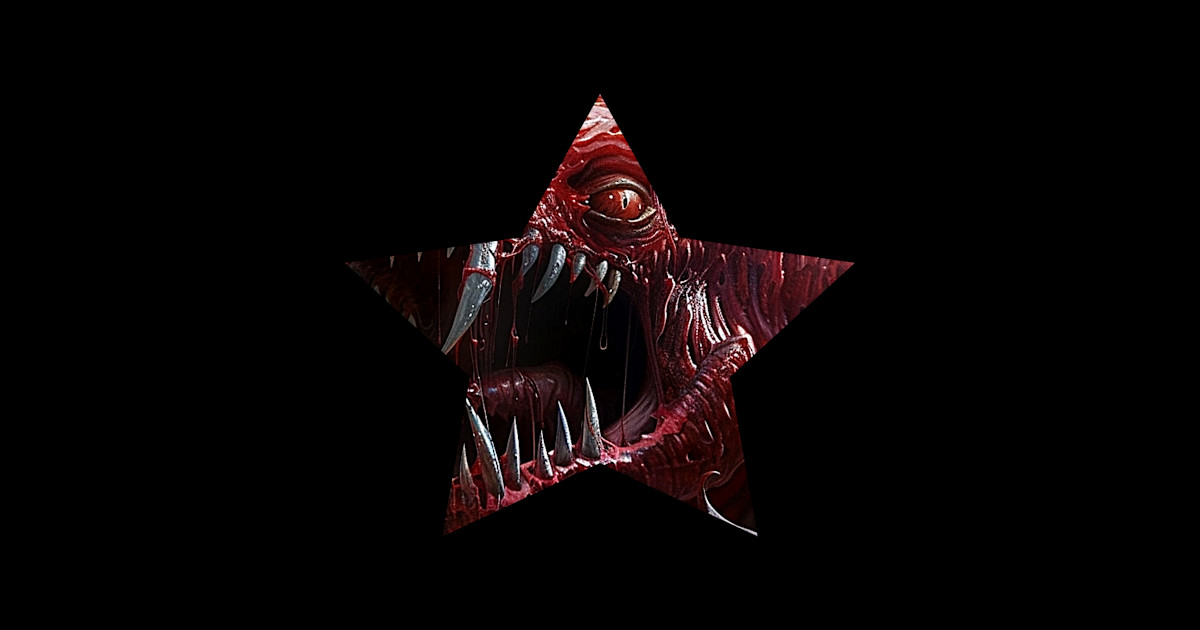 DEMON STAR - Hackride - Sticker | TeePublic