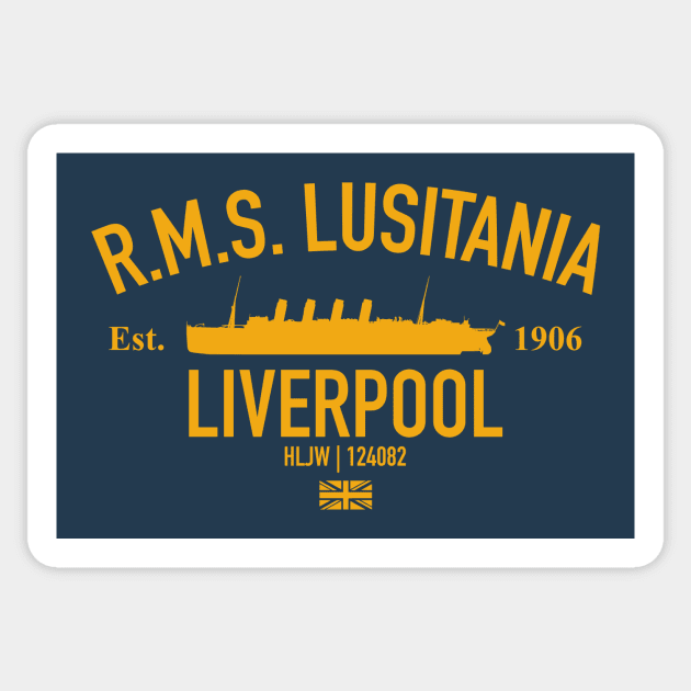 RMS Lusitania - Lusitania - Sticker | TeePublic