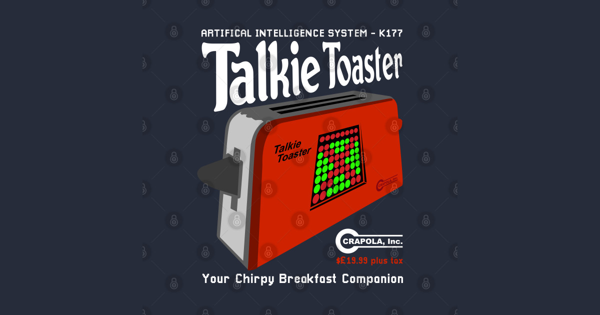 Talkie Toaster Breakfast Companion - Red Dwarf - T-Shirt | TeePublic