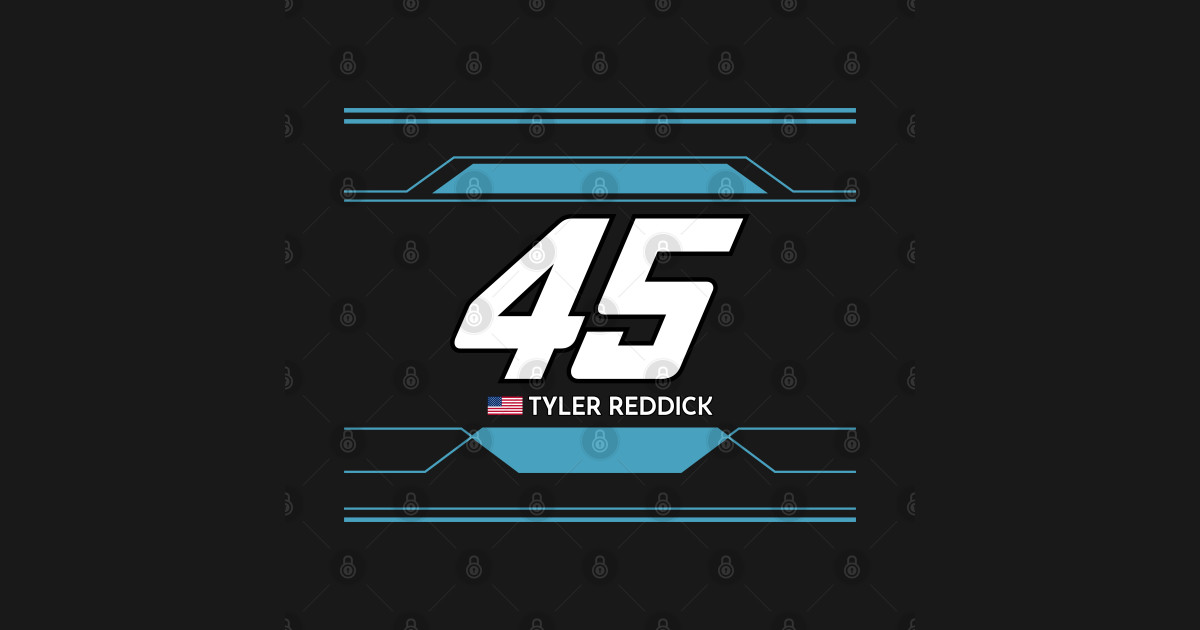 Tyler Reddick #45 2023 NASCAR Design - Tyler Reddick - T-Shirt | TeePublic
