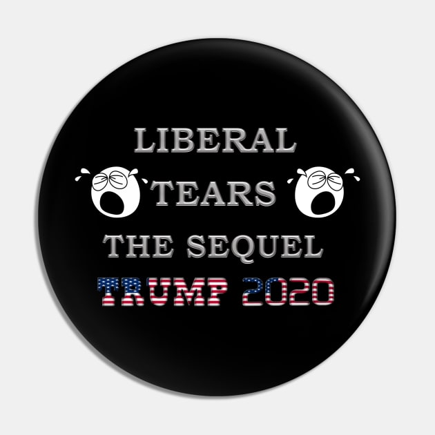 Liberal Tears - Trump 2020 Maga Kag - Pin | TeePublic