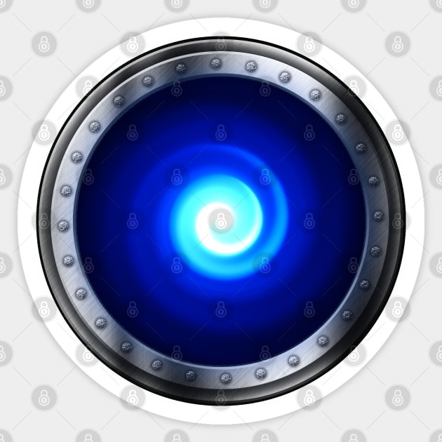 Blue Energy Arc Reactor - Energy - Sticker | TeePublic