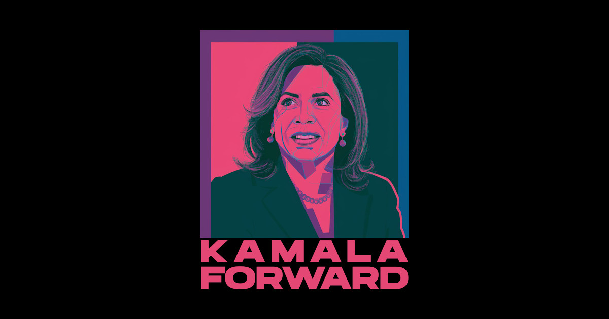 KAMALA FORWARD - KAMALA HARRIS TIM WALZ - Kamala Forward - Sticker ...