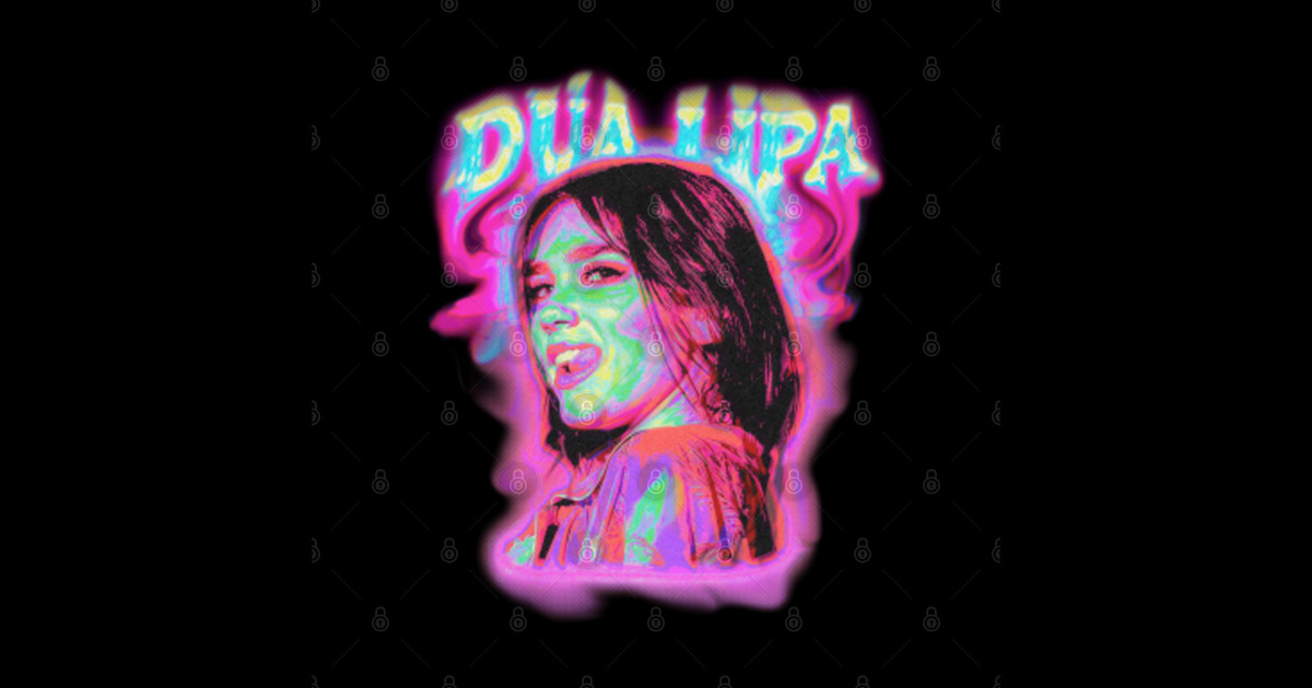 DUA LIPA RETRO VINTAGE - Dua Lipa - Sticker | TeePublic