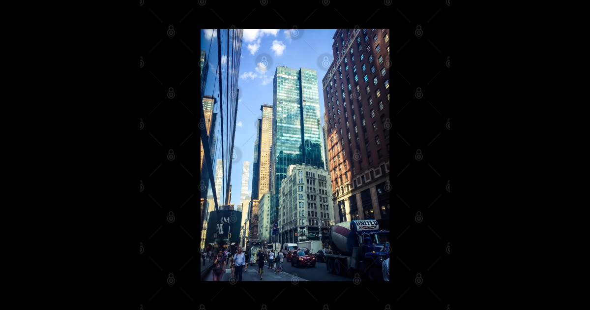 Midtown, Manhattan, NYC - Midtown - Sticker | TeePublic