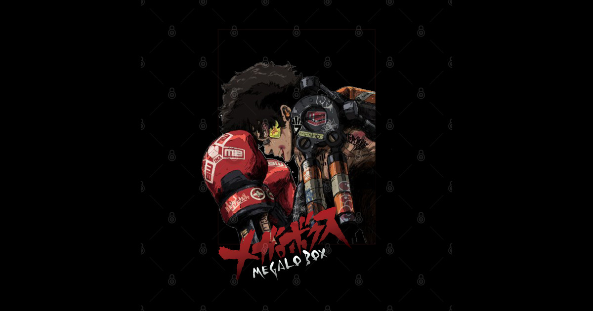 Megalo Box Design - Megalo Box - Sticker | TeePublic