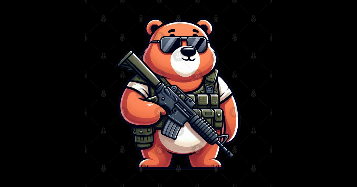 Tactical Bears - Tactical - Sticker | TeePublic