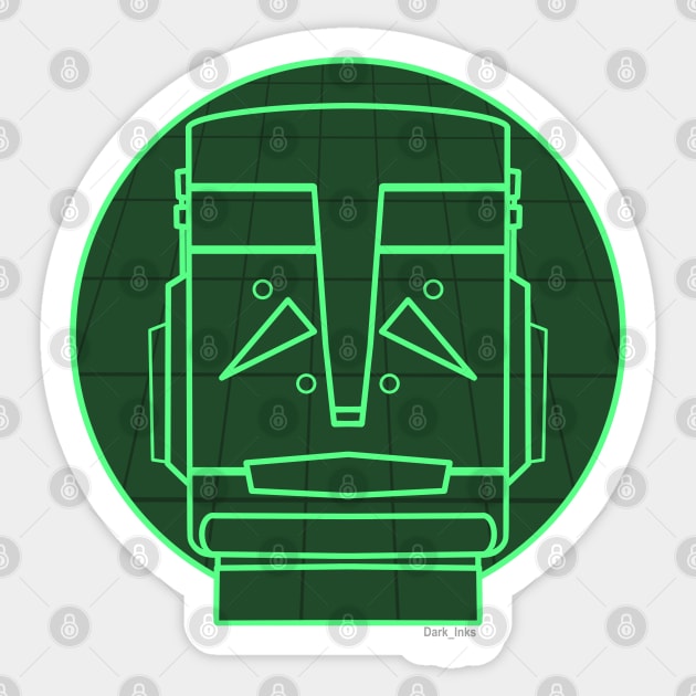 Marvin the paranoid android - Hitchhikers Guide To The Galaxy - Sticker ...