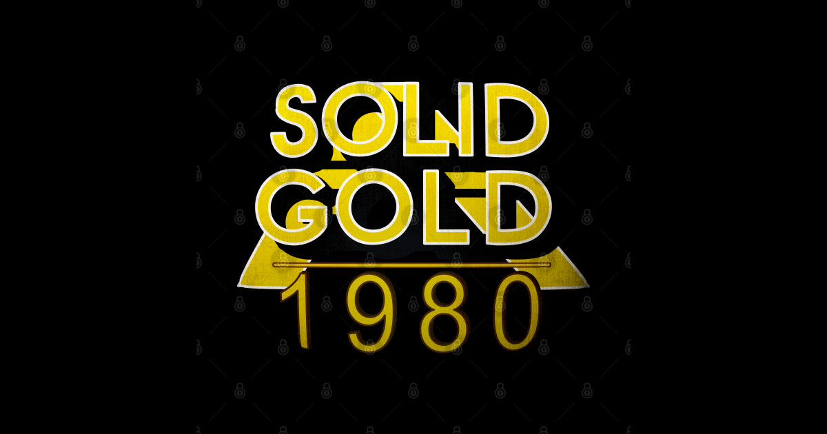 Solid Gold • 1980s American Music Television - Solid Gold - Sticker | TeePublic