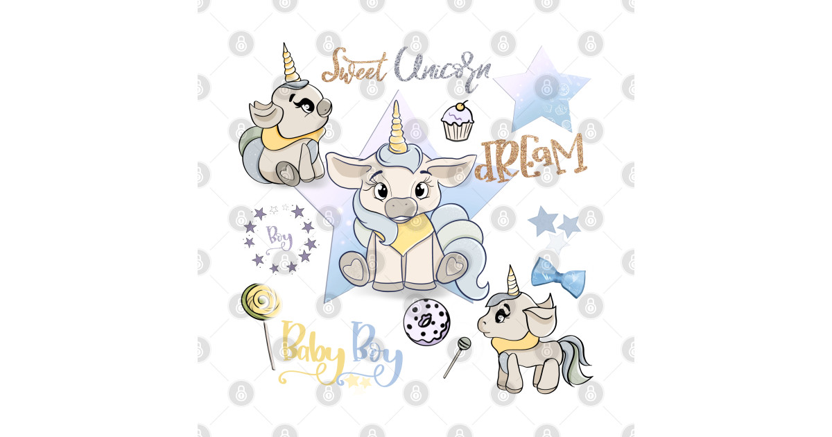 Unicorn birthday party, sweet unicorns, baby boy unicorn, sweet dreams ...