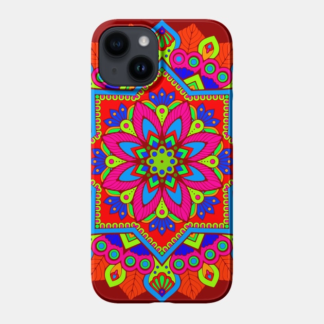 Colorful Mandala - Mandala - Phone Case | TeePublic