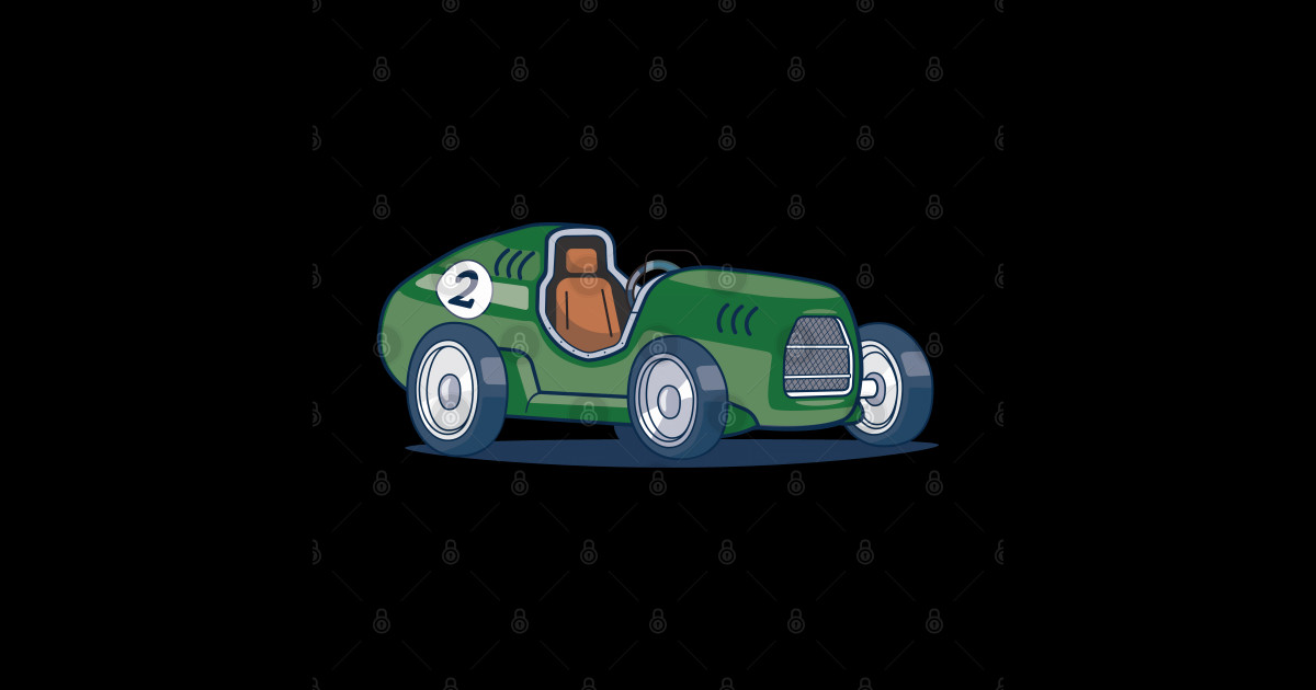 Vintage race car - Roadster - Sticker | TeePublic