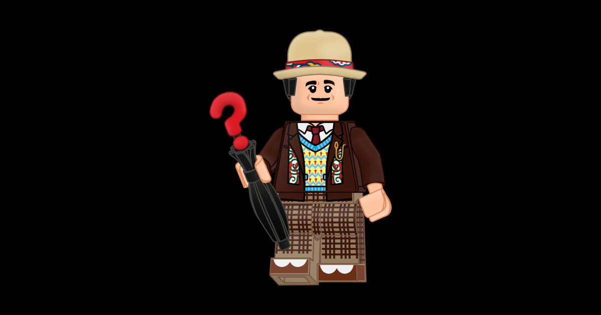 Lego Seventh Doctor - Doctor Who - Sticker | TeePublic