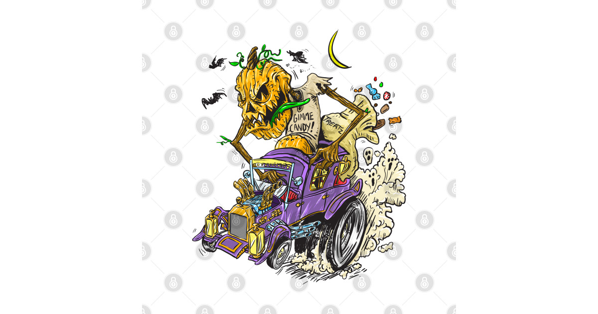 Halloween Hot Rod - Rat Fink - T-Shirt | TeePublic