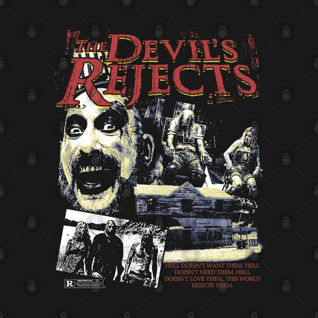 The Devil Reject Horror Movies - The Devils Rejects - T-Shirt | TeePublic