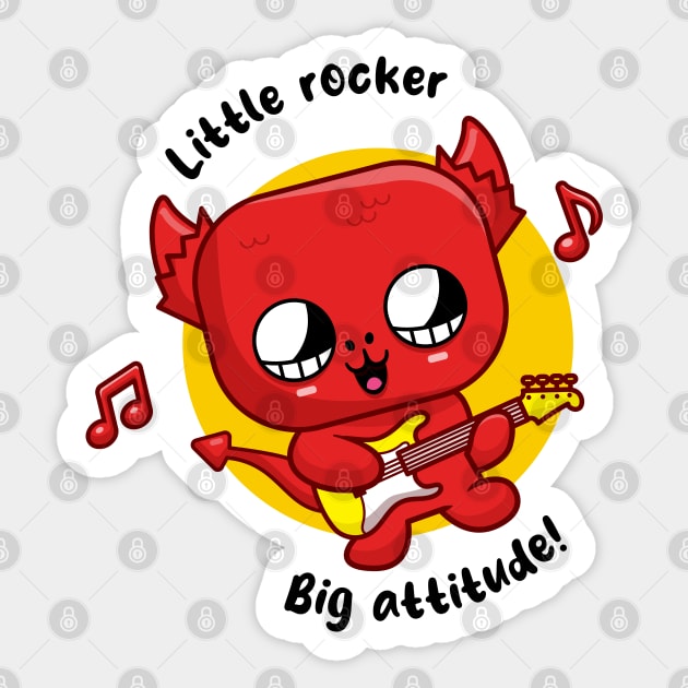 Cheeky little devil on guitar (on light colors) - Cheeky Devil ...