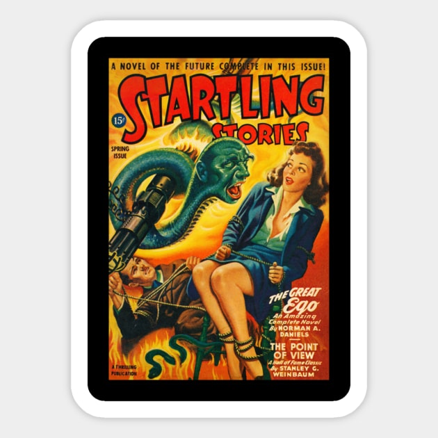 A GREAT VINTAGE PULP MAGAZINE COVER ART - A Great Vintage Pulp Magazine ...