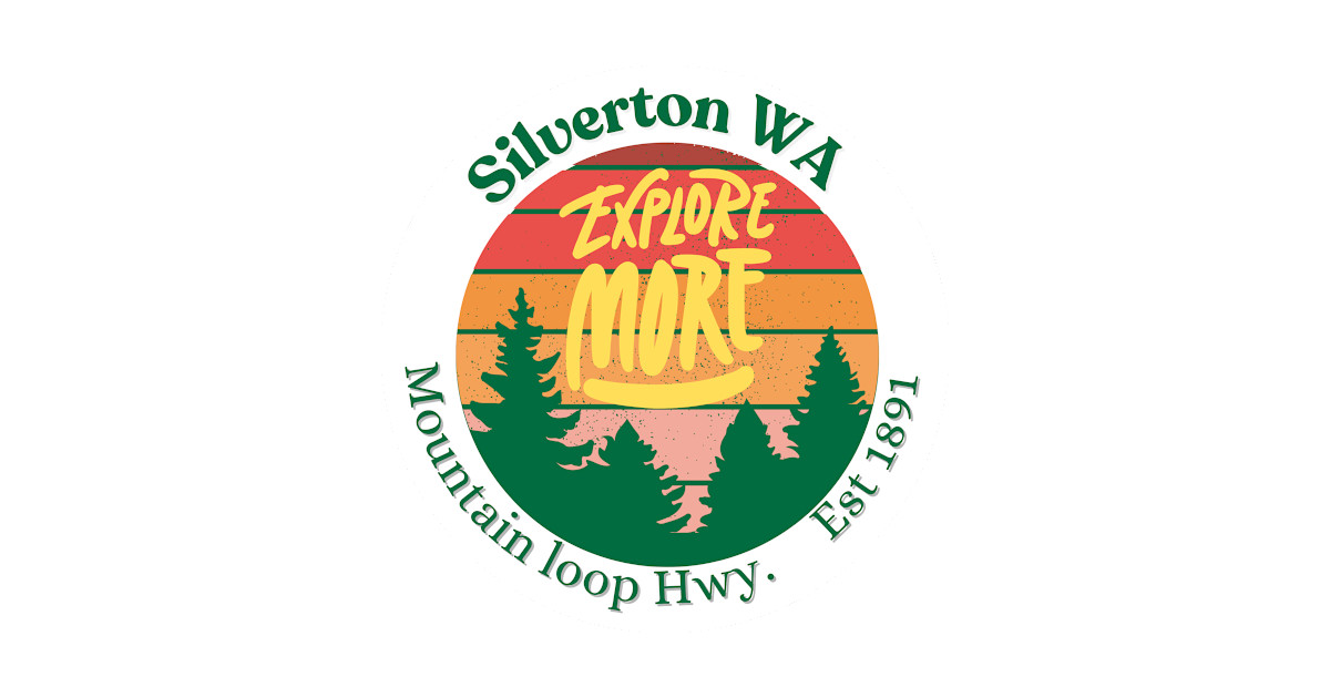 Explore More Silverton Washington with background - Silverton - T-Shirt ...