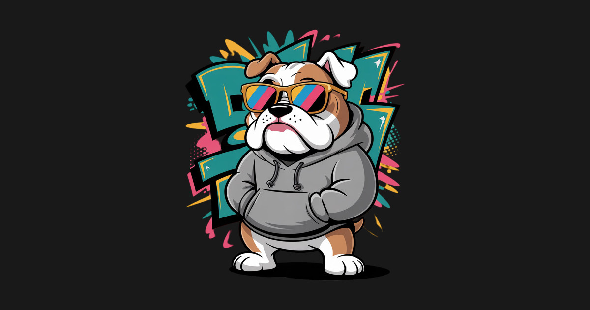 Hip Hop Bulldog American Wonman Flag - Hip Hop Bulldog American Wonman ...