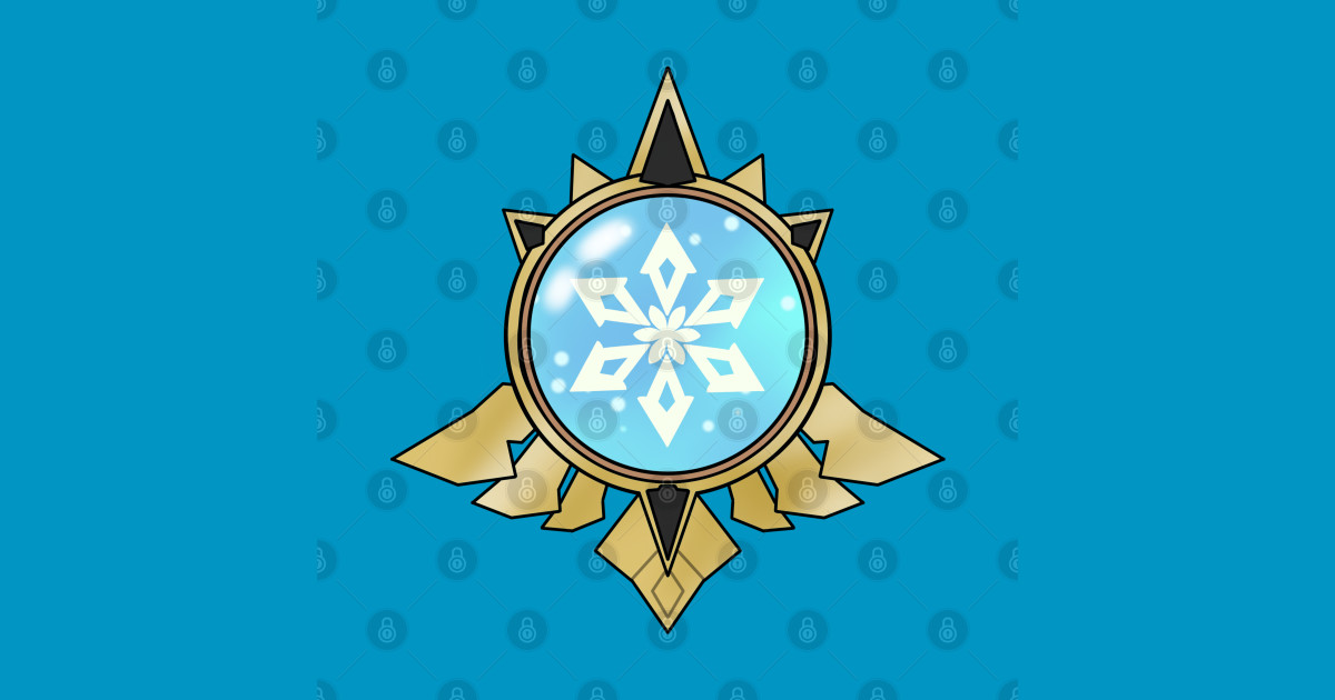 Mondstat Cryo Vision - Genshin Impact - T-Shirt | TeePublic